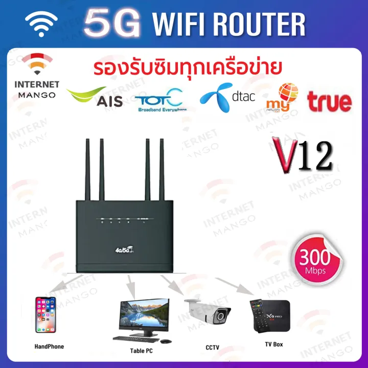 4G/5G New Product Modified Unlimited Hotspot 4G/5G LTE Modem V12 Router ...