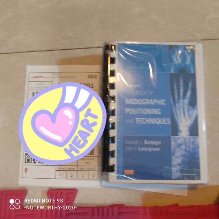 Medicine Student's RRT RadTech Bontrager's Handbook of Radiographic ...
