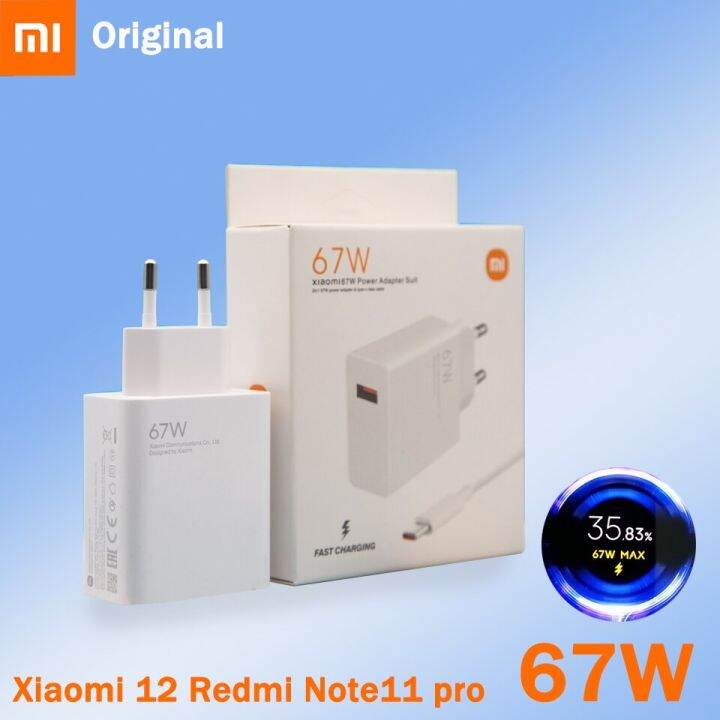 Xiaomi Mi 67W Sonic Charger Type c 67 Watt Carregador Adapter EU US ...