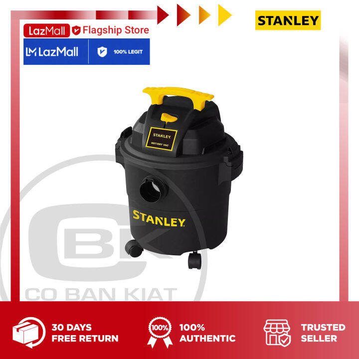 Stanley SL19115P Poly Series 5 Gallon Wet and Dry Vacuum Cleaner (Black ...