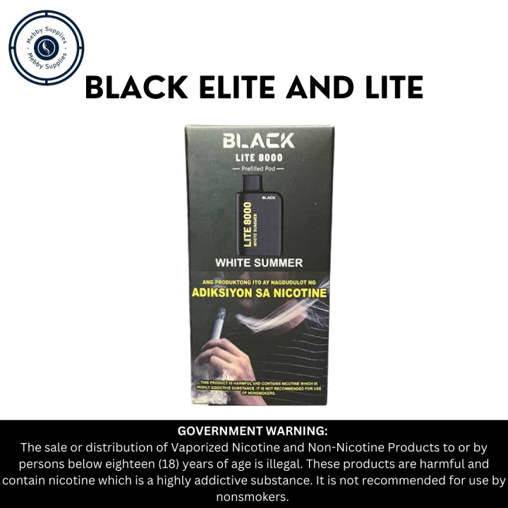 Black Elite and Lite 8000 | Lazada PH
