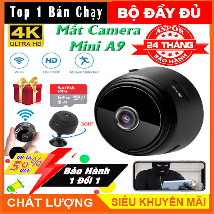 (New 2023) Camera Mini Wifi A9s FULL HD 1080P, Camera Mini A9, Camera ...