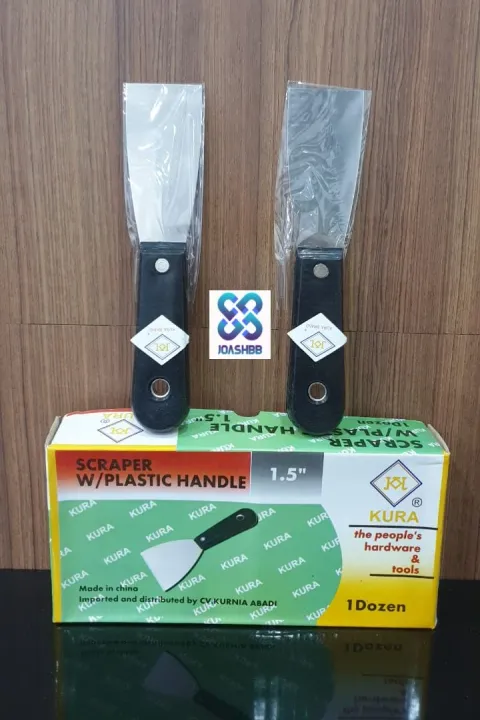 Kape stainless gg PVC 1.5" inch (3.81cm) / Pisau Dempul KURA | Lazada ...