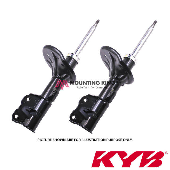 front shock absorber set 2pcs kayaba gas japan toyota harrier 2.4 3.0 ...
