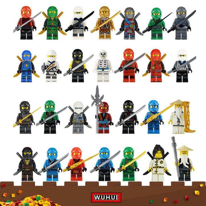WUHUI 30PCS Ninja Minifigures Toy LeGoIng Toys Building Kit Building ...