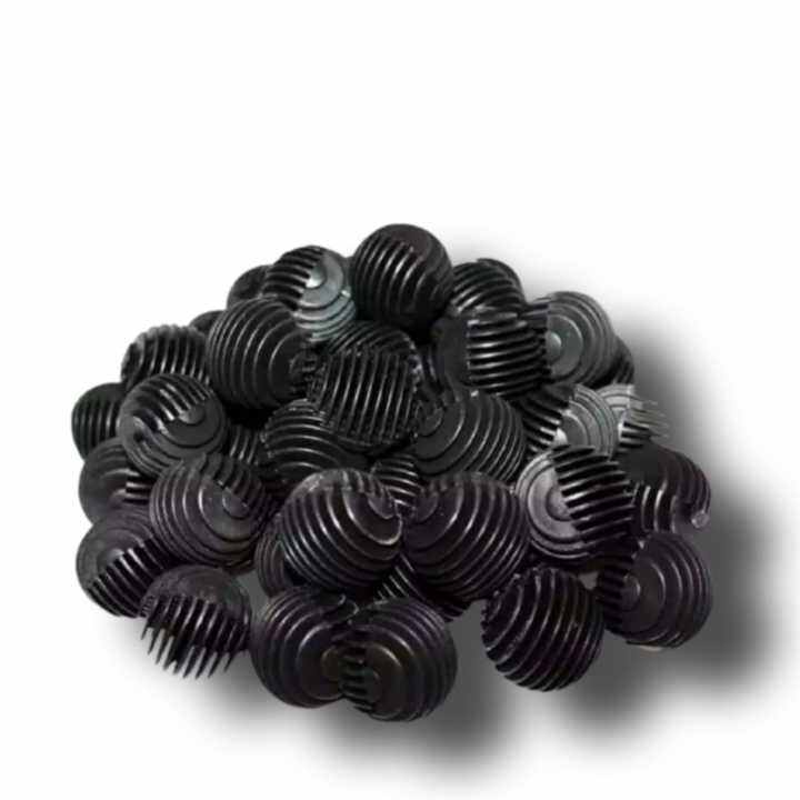 Bio Ball Bioball filter kolam bulat Filter Aquarium Bola Golf Saringan ...