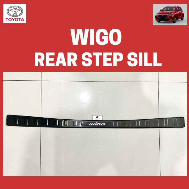 TOYOTA WIGO 2024 Next Gen REAR STEP SILL Wigo Accessories | Lazada PH