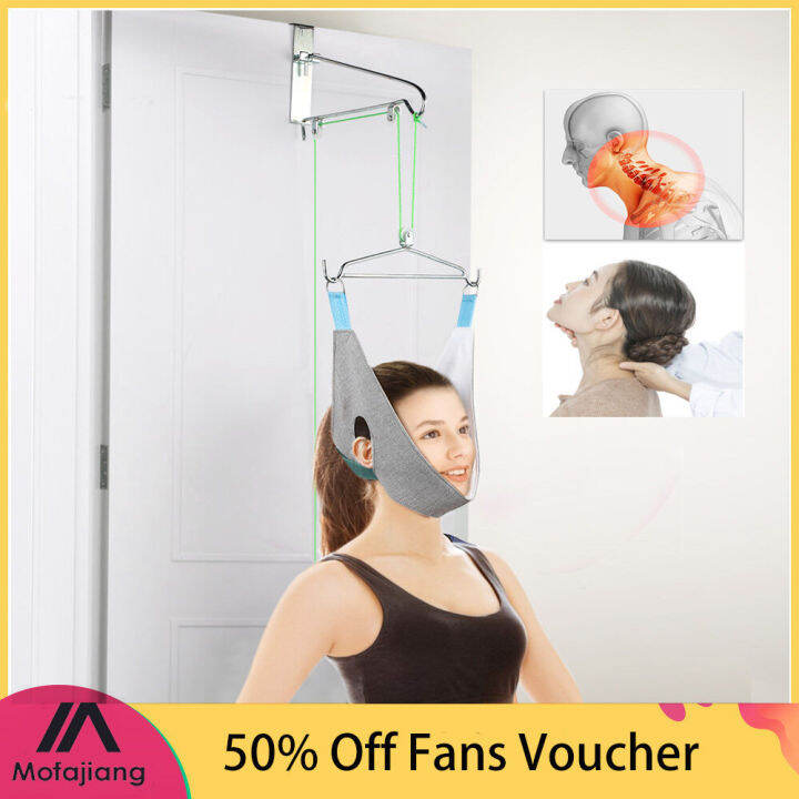 Hanging Neck Traction Kit Adjustable Cervical Traction Device ... Hanging Neck Traction Kit Adjustable Cervical Traction Device ...