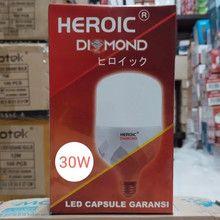 Bohlam Lampu Led Bulb Kapsul 30 Watt HEROIC DIAMOND | Lazada Indonesia