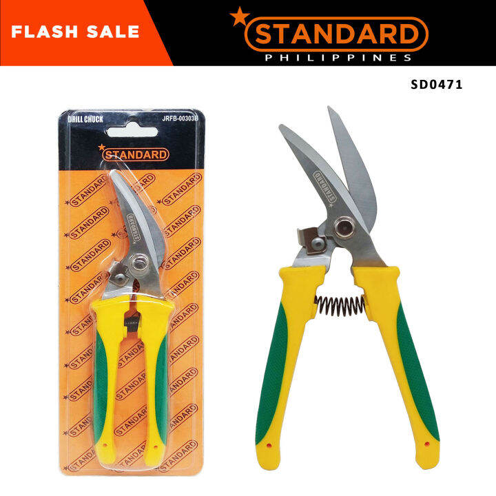 Standard® Professional Tools Palm Fit Curved Bypass Blade Saber Pruner ...