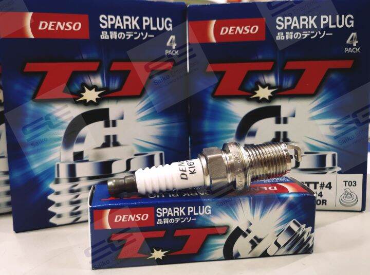 Denso K16TT Spark Plug (Twin Tip) Set (4 Pieces) | Lazada PH