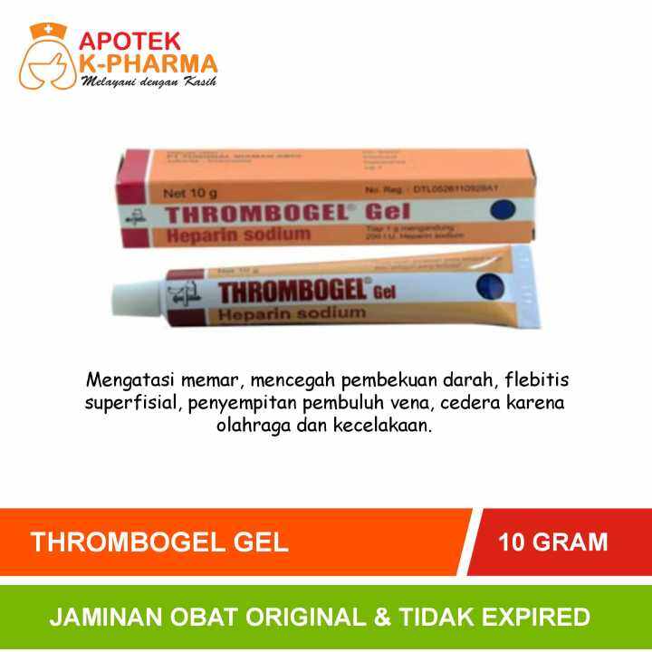 Thrombophob Gel Isi 10 Gram Obat Original | Lazada Indonesia