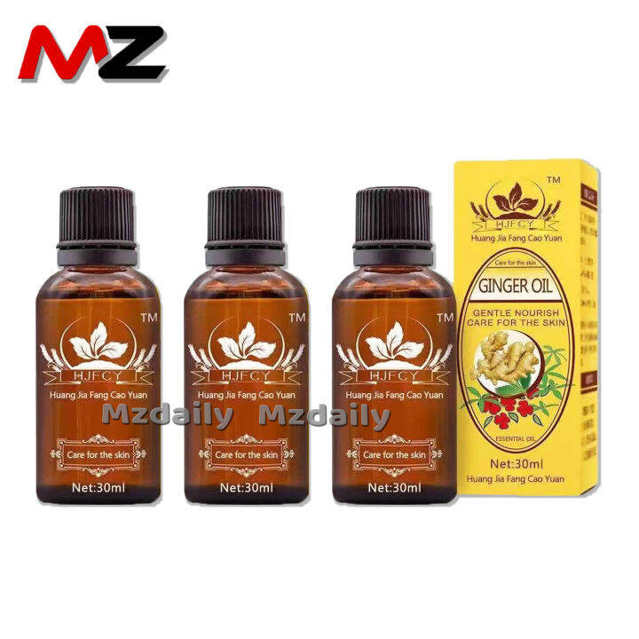 ( SET OF 3 ) Imported Essential Oil Ginger For Relaxing Whole Body ...