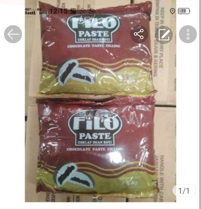 selai coklat filo filling coklat pasta isi 2.5 kg | Lazada Indonesia