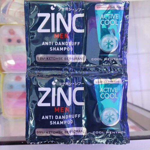 Zinc Men Shampoo - Sachet 12x10ml | Lazada Indonesia