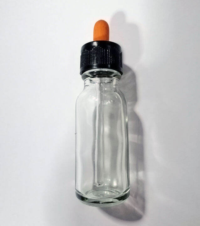 ขวดหยดสารสีขาวจุกสีส้มขนาด15cc. | Lazada.co.th