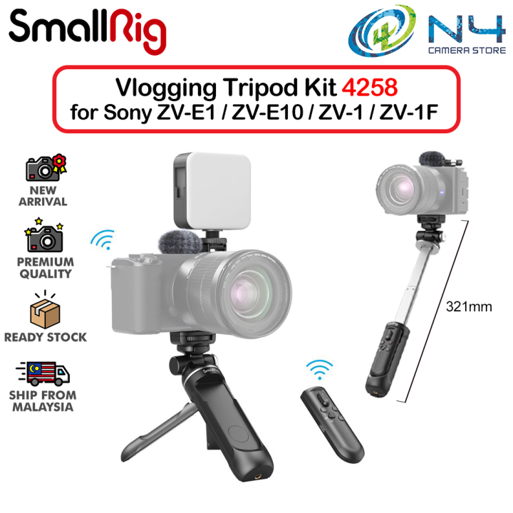 Smallrig 4258 Vlogging Tripod Kit For Sony Zv-e1   Zv-e10   Zv-1   Zv 