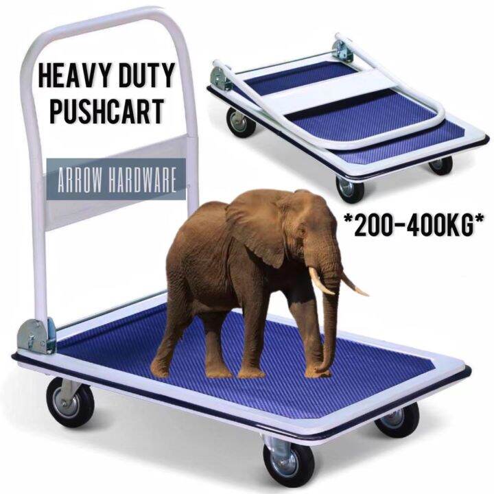 Hand Truck Trolley Push Cart 200-400kg Capacity | Lazada PH