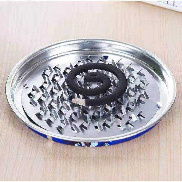 [MISS COCO Preferred] 1Pc Home Stainless Steel Mosquito Coil Tray Home ...