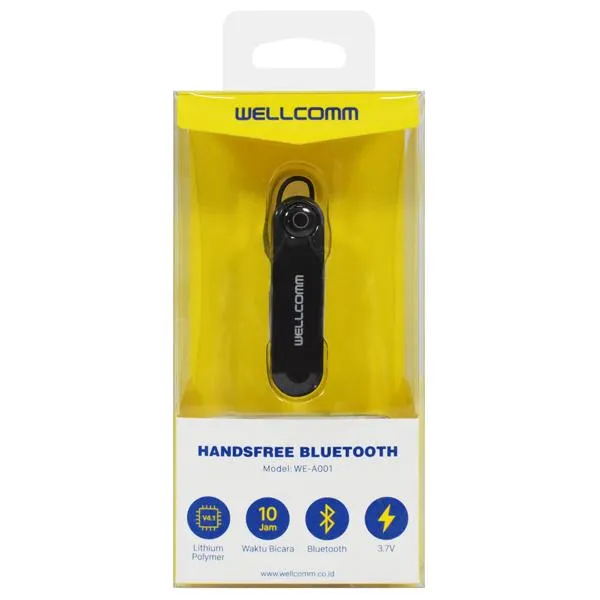 Wellcomm Handsfree Bluetooth WE-A001 | Lazada Indonesia