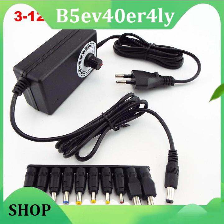 B5ev40er4ly Shop Universal Adjustable CCTV Power Supply Adapter AC 100 ...