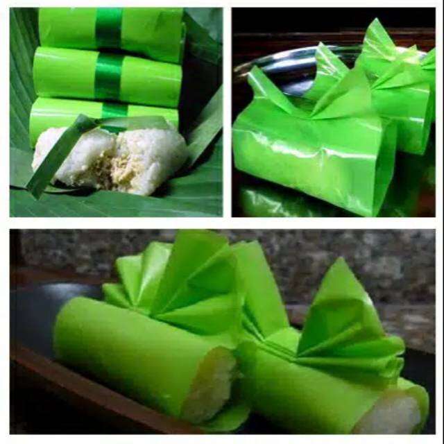 Plastik Lemper Bungkus Lemper Hijau Isi 100pcs | Lazada Indonesia