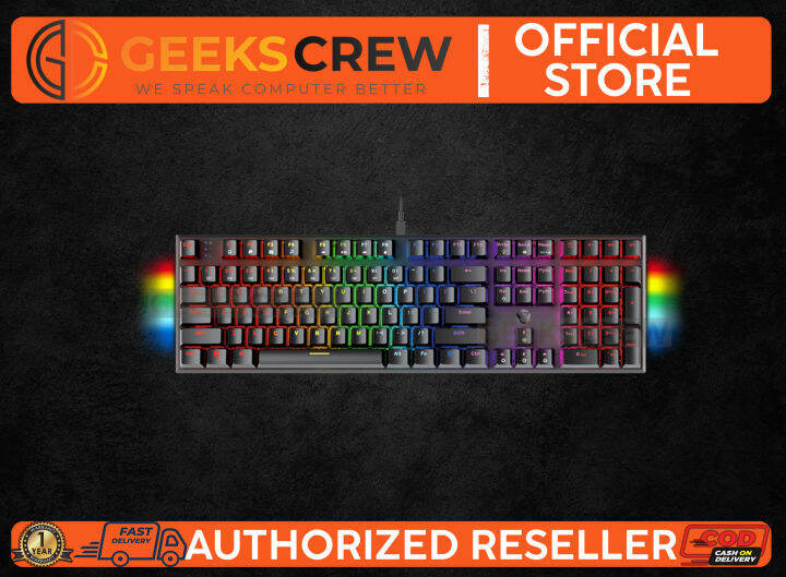 FANTECH MAXFIT 108 MK855 Gaming RGB Mechanical Keyboard Support Macro ...
