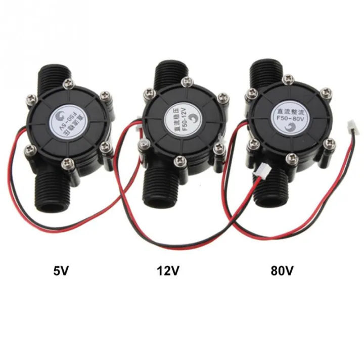 Micro Hydro Generator 80V/12V/5V10W DC water flow generator turbine ...
