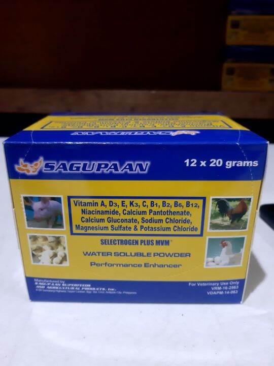 SELECTROGEN PLUS MVM POWDER 12 X 20 GRAMS | Lazada PH