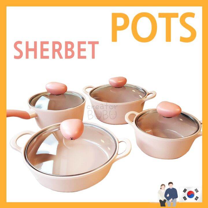 ♡BUBU♡ Neoflam Sherbet IH Pots and Pans | Lazada PH