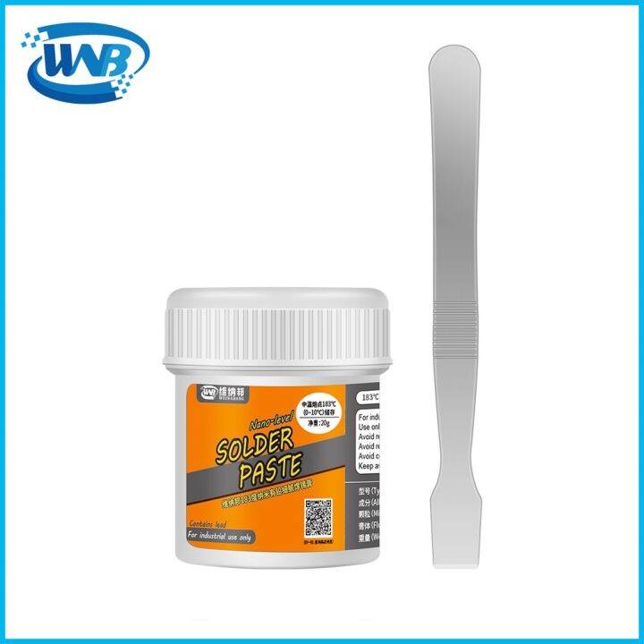 WNB 20g Solder Tin Paste 183℃ Lead Sn63Pb37 Bottled Flux Soldering ...