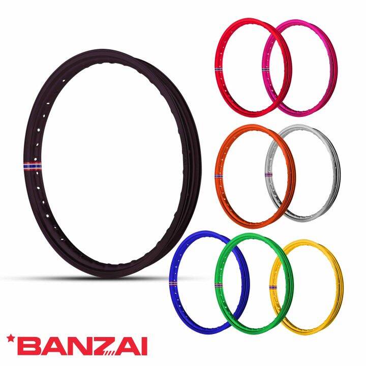 BANZAI Quality Thailand Rims Solid Color Sold as Pair | Lazada PH