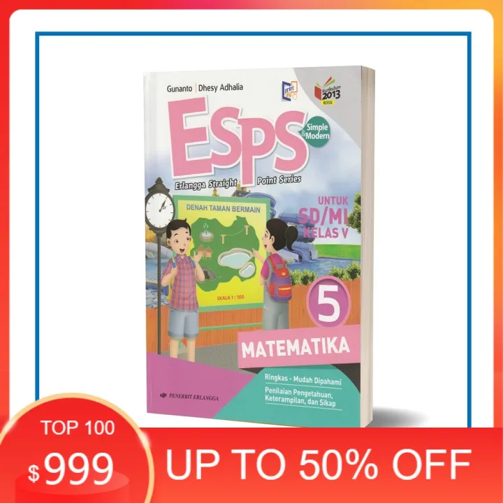 Buku ESPS “Erlangga Straight Point Series” Matematika Kelas 5 Kurikulum 2013 Revisi | Lazada ...