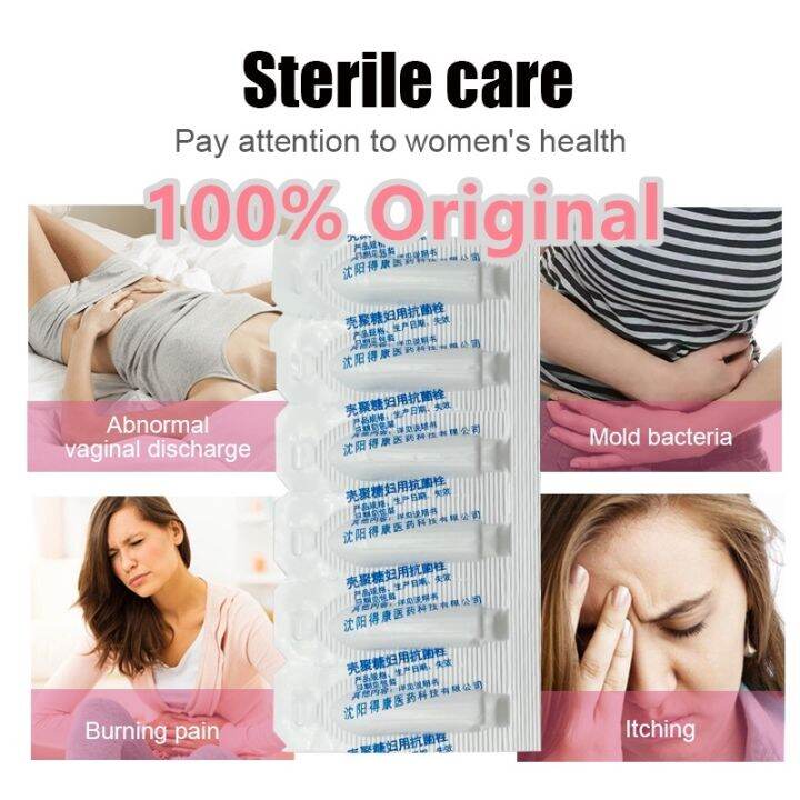 HOT SALE! COD Chitosan Suppository Clean Antibacterial Female Vaginal ...