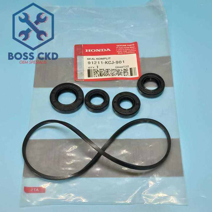 Seal Komplit Oil Seal Complete Honda Mega Pro GL Pro 100 Max Tiger Revo Old Lama 2000 KCJ ...