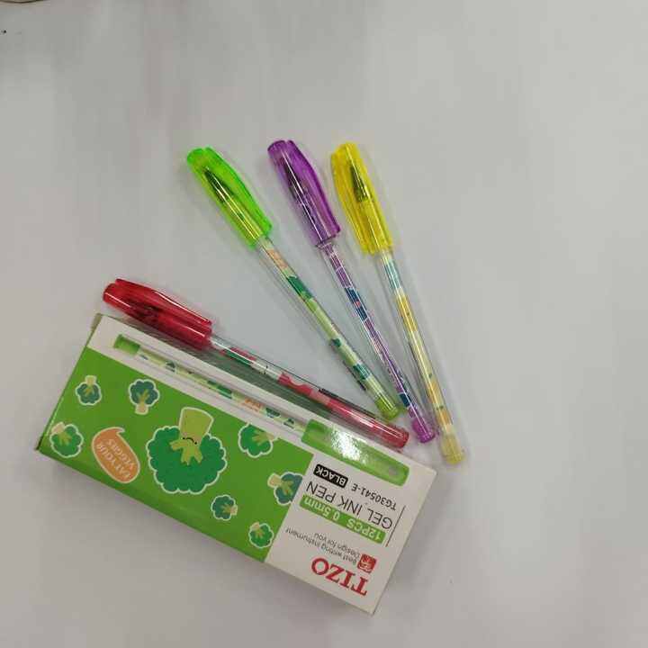 Ballpoint TIZO Pulpen Gel TG30541 ( 1 Pak Isi 12 Pcs) | Lazada Indonesia