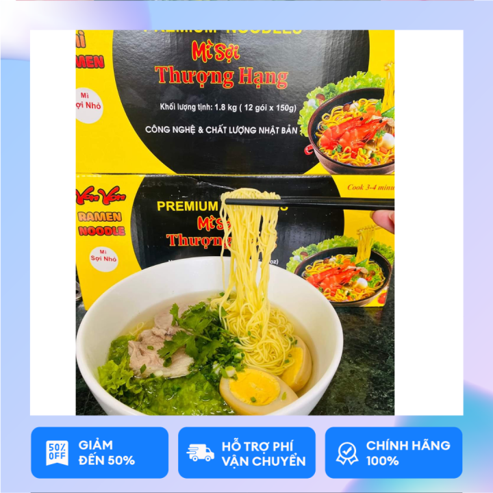 Mì Sợi Thượng Hạng Yon Yon (12 gói) | Lazada.vn