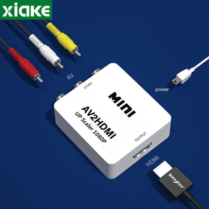 XIAKE-089 AV to hdmi conversion box, HDMI to AV conversion box ...