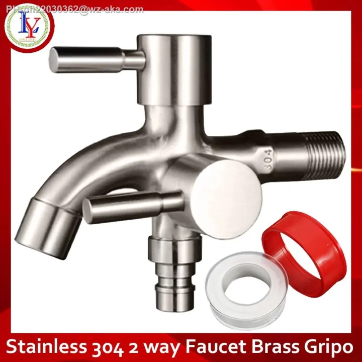 tools set original 304 Stainless Two Way Faucet Stainless/Chrome WB370 ...