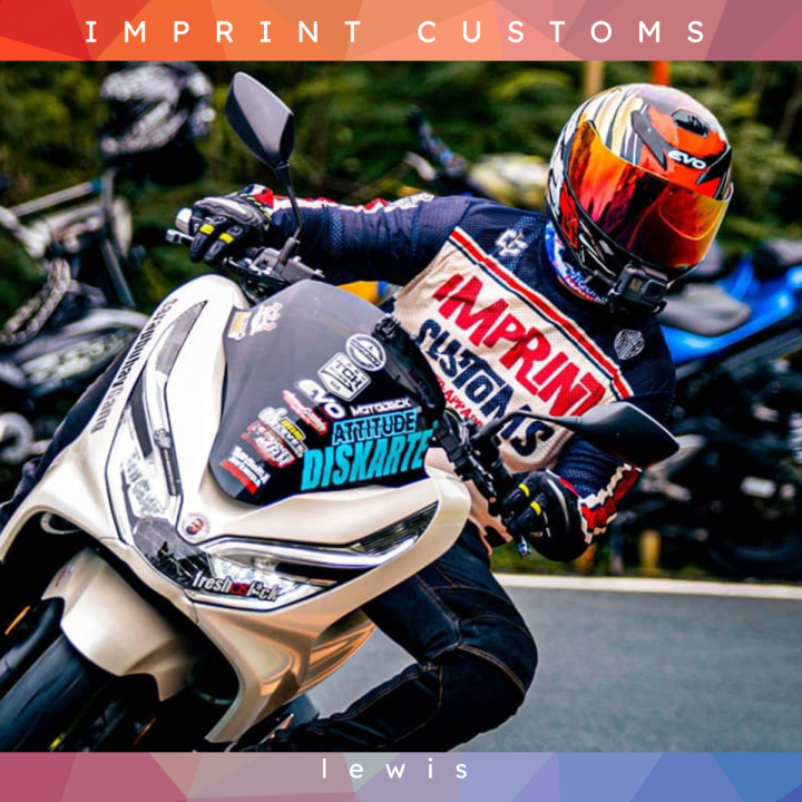 IMPRINT CUSTOMS RIDING JERSEY lewis | Lazada PH