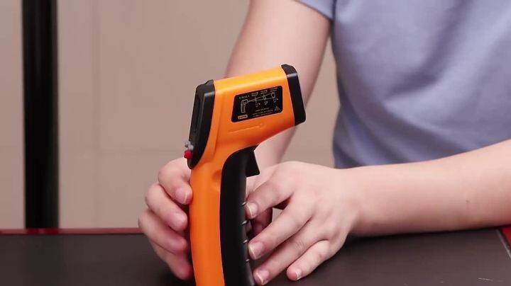 Lcd Handheld Non-Contact Ir เครื่องวัดอุณหภูมิอินฟราเรด Digital ...