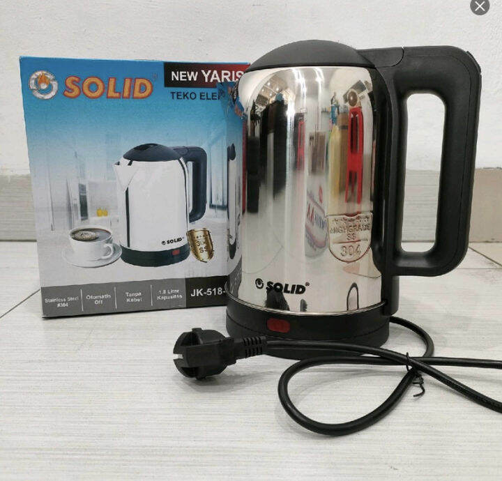 eskan listrik solid / teko listrik automatis 1.8ltr / ceret listrik ...