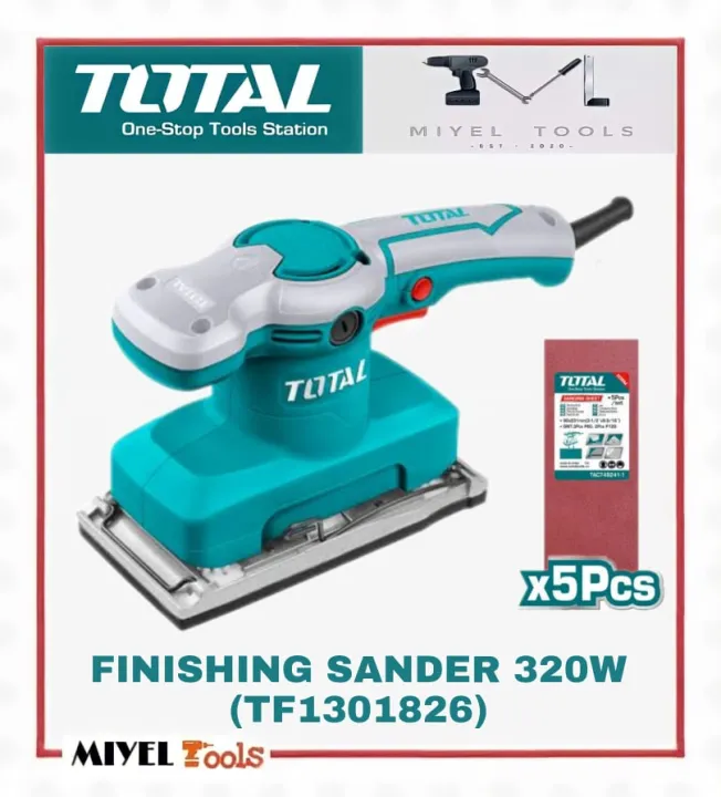 TOTAL 320W Finishing Sander (TF1301826) | Lazada PH