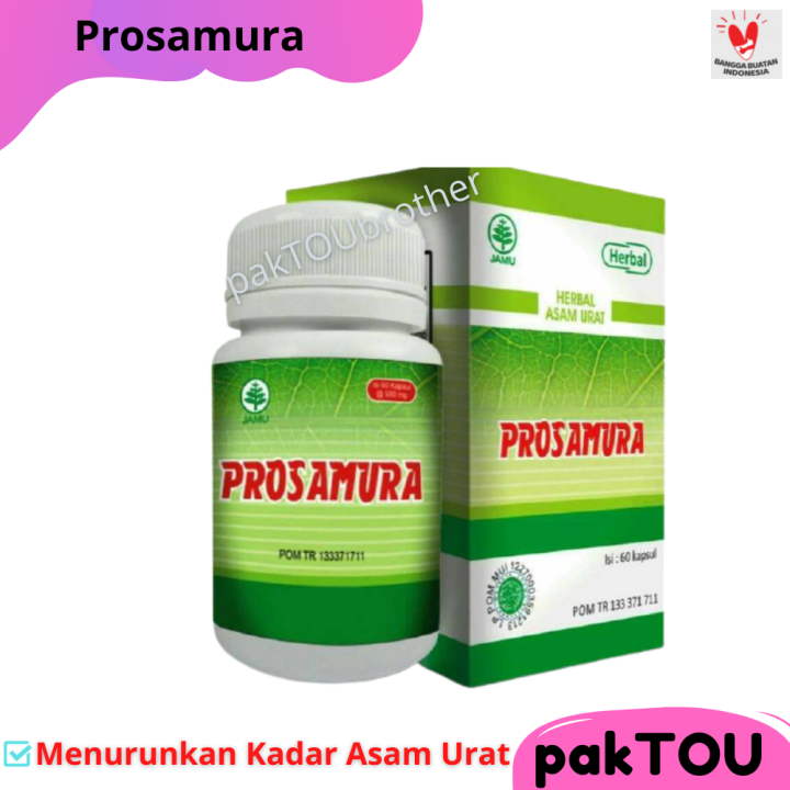 Obat Asam Urat Bpom Herbal Alami Prosamura Jamu Asam Urat Dan Reumatik ...
