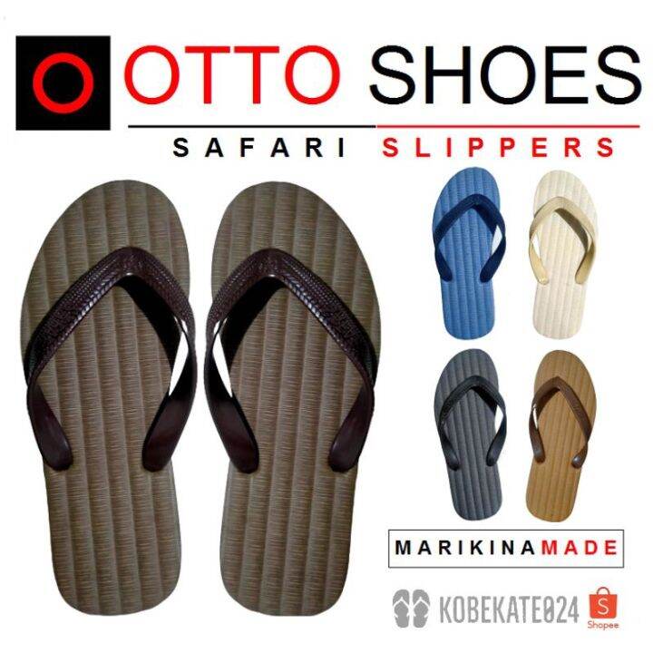 (ORIGINAL) SAFARI Slippers (UNISEX) MARIKINA Made/OTTO Shoes | Lazada PH