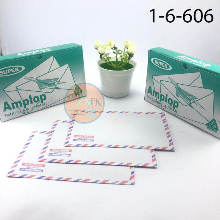 Amplop Putih Airmail 104 Cbb Super isi 60 Lbr | Lazada Indonesia