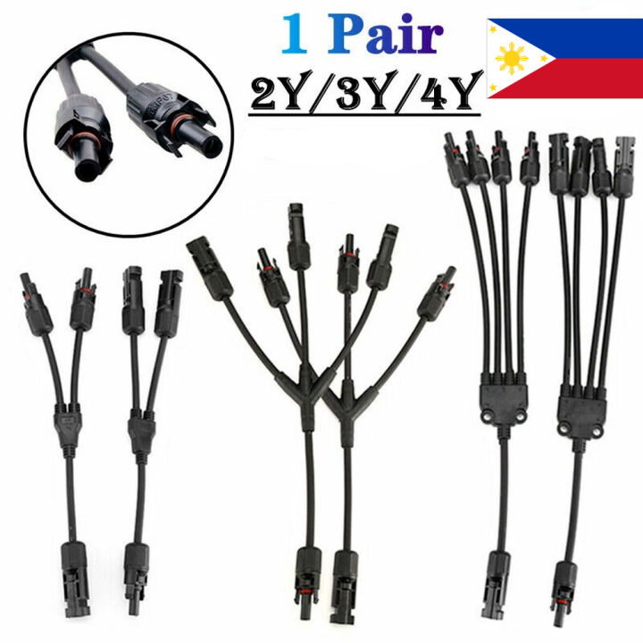 MC4 2/3 WAY Connector Pair for Paralleling Solar Panel | Lazada PH