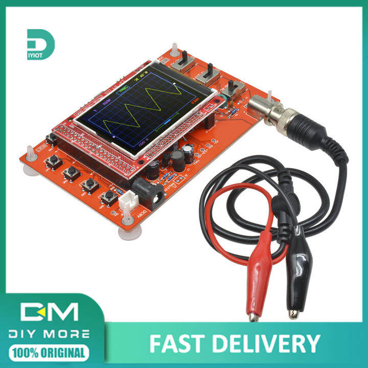 [Diyiot]Original DSO138 Oscilloscope Digital TFT พร้อม Probe คลิปทดสอบจระเข้สำหรับ Arduino ARM ...