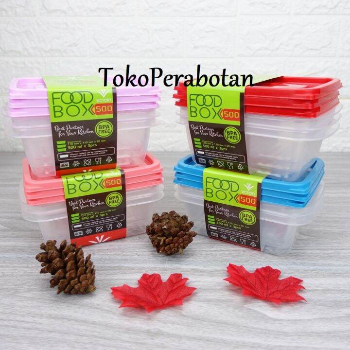 Food Box 500ml / Wadah Makanan / Kontainer Makanan (Food Grade ...