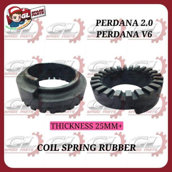 COIL SPRING RUBBER PROTON PERDANA 2.0 PERDANA V6 (FRONT)(REAR) GETAH ...